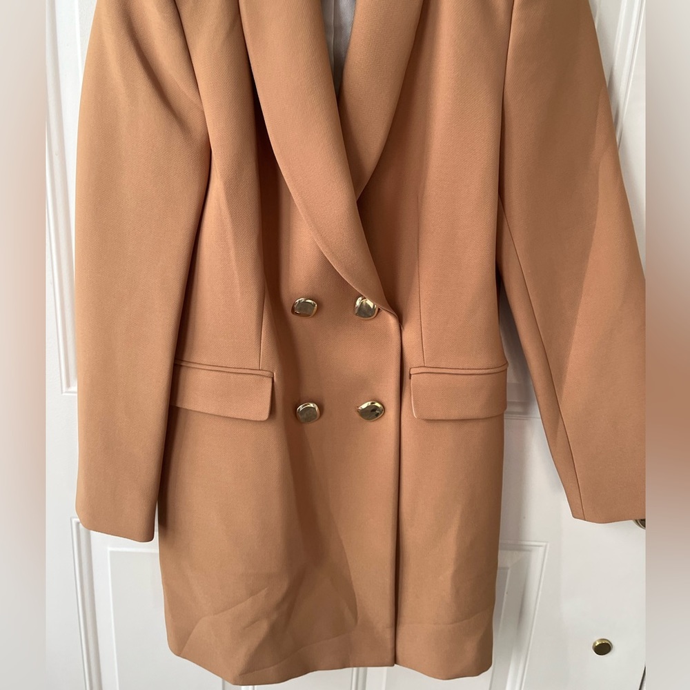 Zara Double Breasted Crossover Frock Coat - Gem